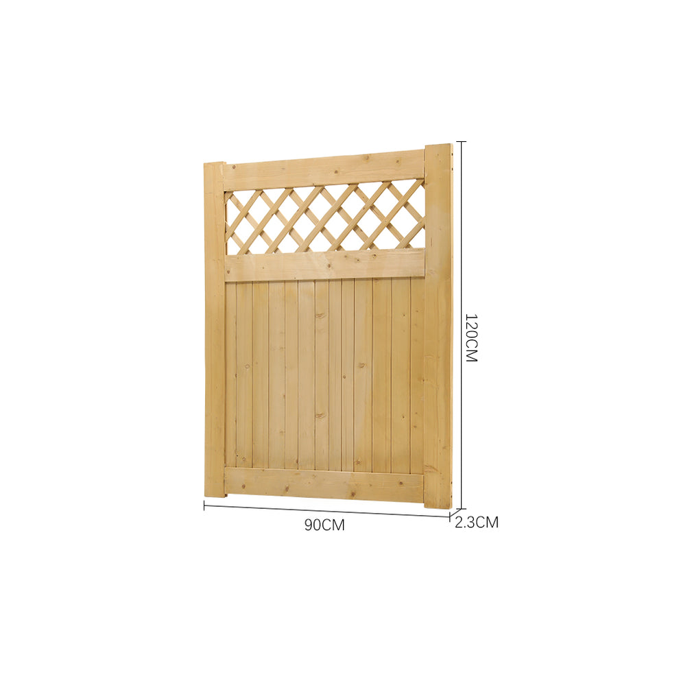 Rhombus Garden Wood Fence Gate – Garden Sanctuary
