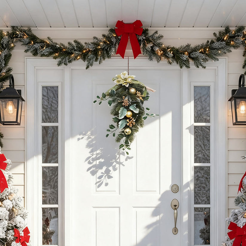 Christmas Swag LED Lights Holiday Decor – Garden Sanctuary
