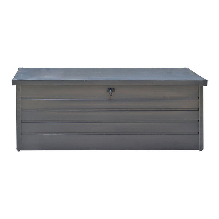 600L Metal Lockable Waterproof Garden Storage Box – Garden Sanctuary
